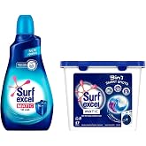 Surf Excel Matic 3 In 1 Smart Shots 17 Pcs, Laundry Detergent Tablets ...