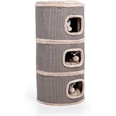 Scratching Post Sisal Barrel Scratching Post Cat Tree, 100 cm, grey ...