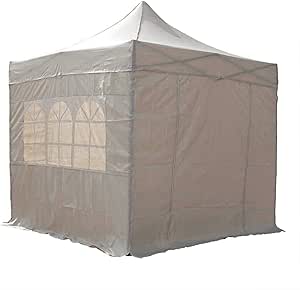 Amazon.de: Airwave Pop-Up-Pavillon, 2,5 x 2,5 m, beige, wasserfester GartenPavillon, 2 ...
