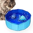 WALLFID Cat Pool Toys With Fish,Cat Pool With Toys,Interactive Cat ...