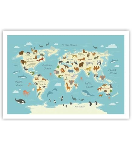 Mappa Piegata Dei Cartoni Animati
