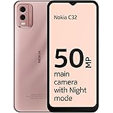 Nokia C32 6.5” HD+ Smartphone with 4GB RAM/64GB ROM, 50MP/8MP cameras, 5000 mAh 3-day Battery ...