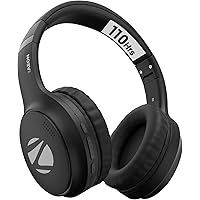ZEBRONICS Thunder Pro Wireless Over Ear Headphone with Dual Pairing, Gaming Mode, Enc, Bluetooth ...