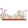 KEELYY Ostern Schriftzug Aufsteller, Osterdeko Holz, Frohe Ostern Schriftzug, Oster Schriftzug ...