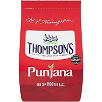 Thompsons Punjana Tea Bags 80 per Pack - Pack of 6 : Amazon.co.uk: Grocery