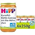 HiPP Kartoffel-Kürbis-Gemüse mit Bio-Hühnchen, 6er Pack (6 x 250 g) : Amazon.de: Lebensmittel ...