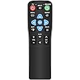 Big Button Universal Remote Control for Seniors,2 Device Switching,Universal Remote Control ...