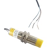 JAIN AUTOMATION M18 PNP No Inductive Proximity Sensor 06-36 VDC SENSING 8MM with 2 MTR 3 Core ...