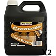2X Bartoline Creocote Light Brown 4 Litre : Amazon.co.uk: DIY & Tools