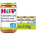 HiPP Couscous mit Gemüse und Bio-Hühnchen, 6er Pack (6 x 220 g) : Amazon.de: Lebensmittel & Getränke