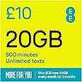 O2 SIM Card UK & EUROPE (ROAM FREE) PREPAID PAYG £10 Bundle - 8GB ...