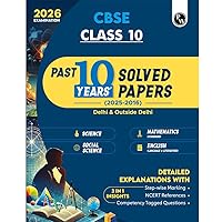Buy CBSE Class 10 Social Science Previous 10 Years' Solved Papers/PYQ ...