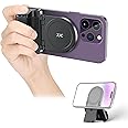 Black Magnetic Smartphone Grip, Magnetic Camera Handle Bluetooth ...