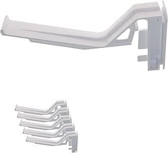 5 x White Eurocell CRS-8207 Conservatory Gutter Brackets for Eurocell ...