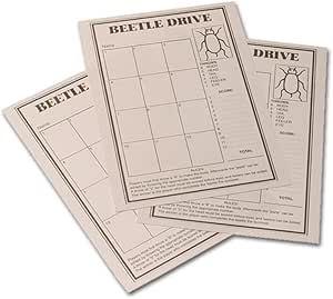 Beetle Drive Cards (Pack of 100) : Amazon.co.uk: Toys & Games