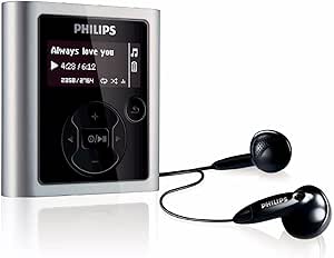 Philips GoGear Raga 2GB MP3 Player - Silver/Aluminium : Amazon.co.uk ...