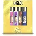 Buy Engage Vibes Perfume Spray Set for Men, 25mlX4, Travel Sized, Assorted Pack, Long Lasting ...