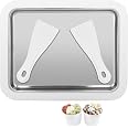 Ice Cream Roll Maker Set with 2 Spatulas, Fun DIY Ice Cream Roller Pan ...