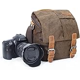 TARION Camera Backpack Canvas Camera Bag for DSLR SLR Mirrorless ...
