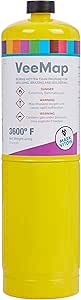 Mark Vitow MAPP Map Gas Plus Cylinder, Yellow, 453 g : Amazon.co.uk ...