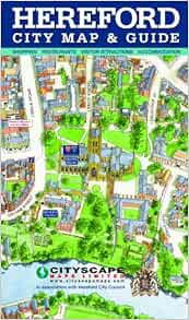 Amazon.fr - Hereford City Map & Guide - - Livres