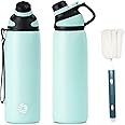Fjbottle Borraccia Termica con Tappo magnetico 1L, 800ml, 600ml, 400ml Bottiglia Termica per ...