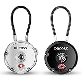 DOCOSS Metal Lock TSA Approved with Keys International Lock for Bag ...