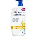 Head & Shoulders Citrus Fresh Shampoing Antipelliculaire Pour Cheveux Gras Avec Pompe 1000ml ...