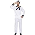 Lizzy Adult Sailor Fancy Dress Costume One Size includes a top ...