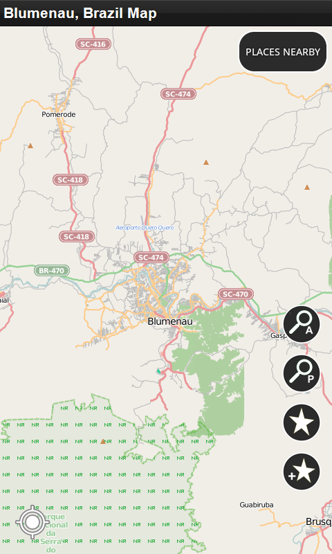 Blumenau, Brazil - Offline Map: Amazon.co.uk: Appstore for Android