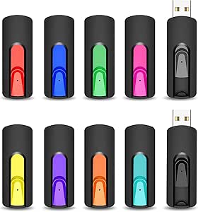 10 Pack USB Stick 32GB, Vansuny 32GB USB Flash Drive 2.0 Memory Stick ...