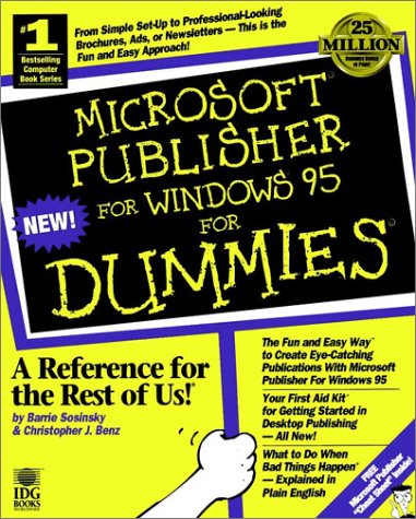 Buy Microsoft® Publisher For Windows® 95 For Dummies® Book Online at ...