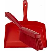 Vikan 5660_4587 Dustpan and Brush Set Sweeping Shovel Soft Bristle ...