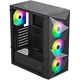 Amazon.in: Buy Ant Value VM40 ATX Computer Case/Gaming Cabinet - Black | Support ATX, M-ATX, ITX ...