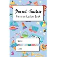 Parent Teacher Communication Book: School Home Relationship Back and ...