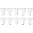 Amazon Basics Lot de 10 ampoules spot LED GU10, 3 W (équivalent à 35 W), blanc chaud, Non ...