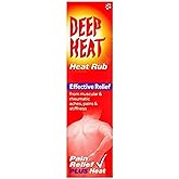 Deep Heat Heat Rub, For Muscular & Rheumatic Aches, Pain and Stiffness ...