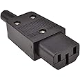 kenable Rewireable IEC C13 Female Inline Socket Adapter Plug 10A 250V: Amazon.co.uk: Electronics ...