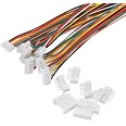 Easy Electronics 20 Sets of 2.5 mm JST 6 Pin Connector Male + Female ...