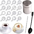 Stainless Steel Chocolate Shaker Duster, 16 Cappuccino Coffee Barista ...
