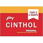 Buy Cinthol Original Soap, 150g (Pack of 4) | Germ Protection | Soaps ...