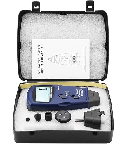 Jual HT-522 2in1 Digital Tachometer Photoelectric Contact Speed Tester