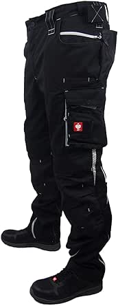 Engelbert Strauss e.s.motion 2020 Trousers, Black Anthracite / Platinum ...