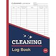 Cleaning Log Book: Daily Cleaning Checklist For Home, Offices, Hotels ...