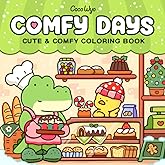 Cozy Date: Coloring Book for Adults and Teens Featuring Adorable Animal ...