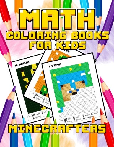 Buy Math Coloring Books For Kids: Coloring Book For Minecrafters: The ...
