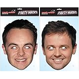 Ant & Dec - TWIN PACK - Celebrity Face Masks : Amazon.co.uk: Toys & Games