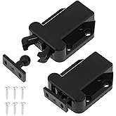 Jeoga Cabinet Push Latch, 2 Pack Push to Open Catch Lock, Rebound Self ...