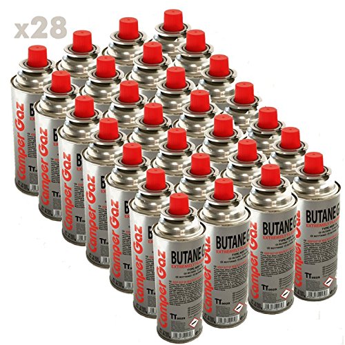 28 Pack Butane Gas Cartridge Camping Gas 227gr – baillonnette 227 g gas ...
