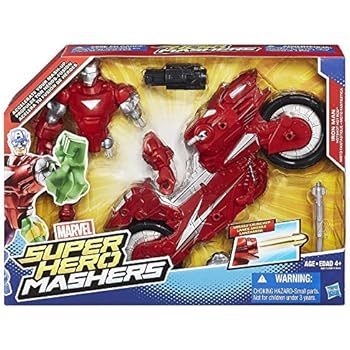 Marvel Avengers Age of Ultron Iron Man Lab Attack Playset: Amazon.co.uk ...